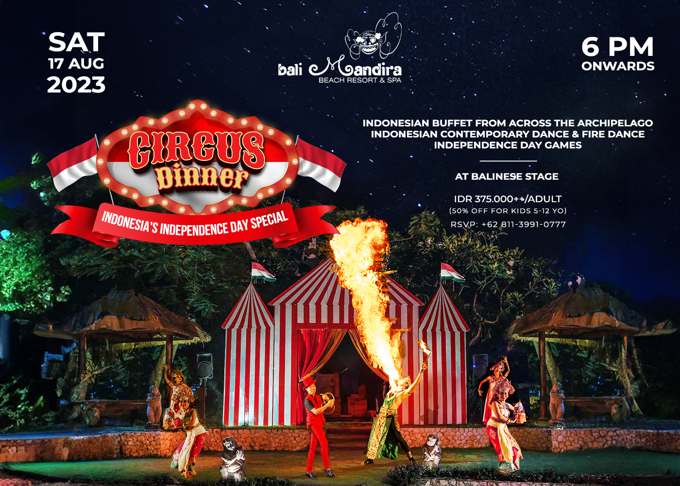 Celebrate Indonesia's Independence Day with a Spectacular Circus Dinner ...